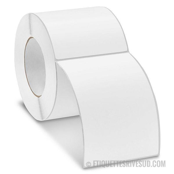 Étiquettes adhésives de masquage – 4 x 6 po - 500 étiquettes par roule